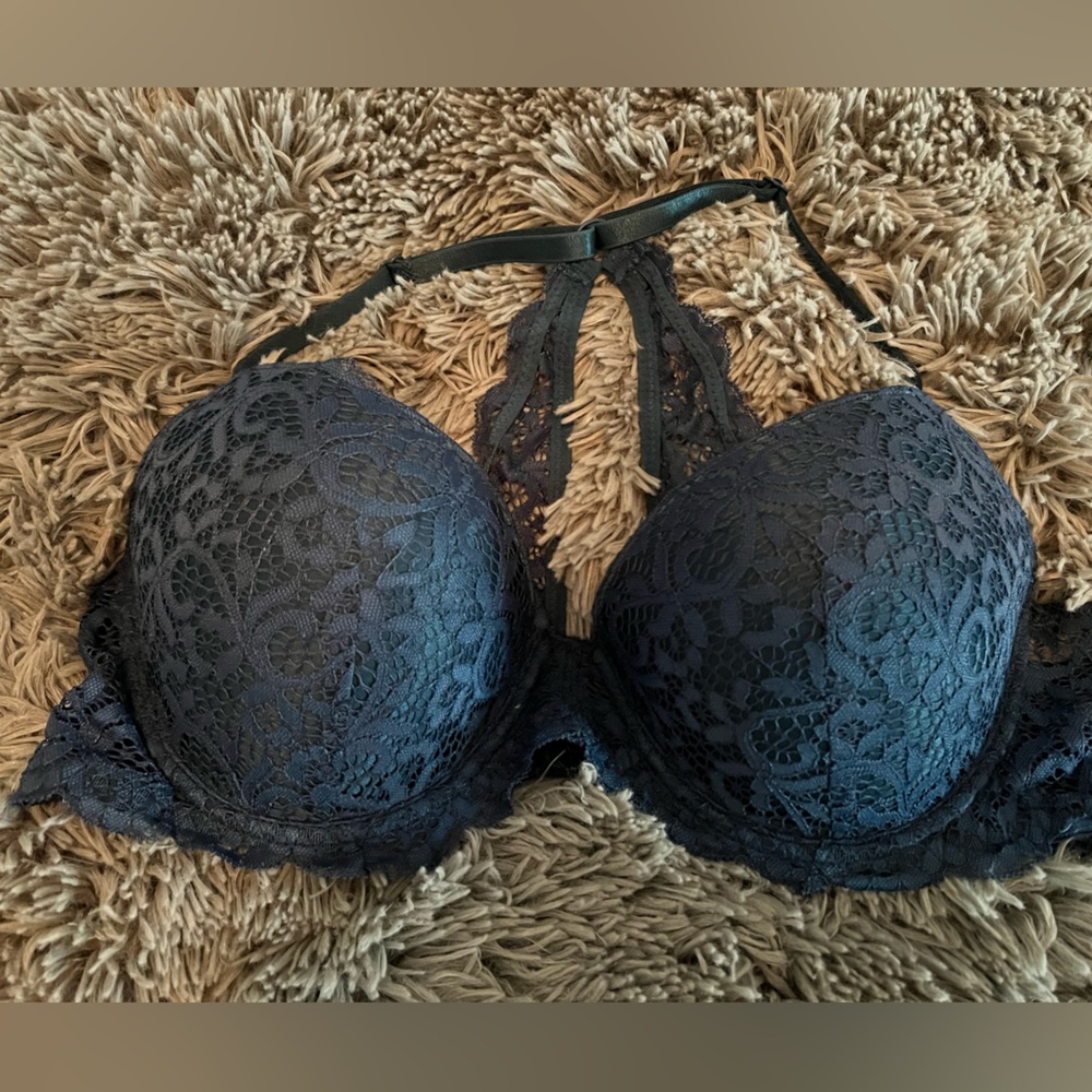 Rampage Teal Lace Push-Up Bra With Racer Back, Size 3… - Gem